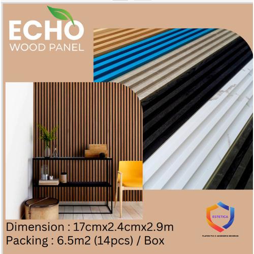 Jual WPC WALLPANEL TEBAL / KISI KISI KAYU WALL PANEL ( ECHO WOOD PANEL ...