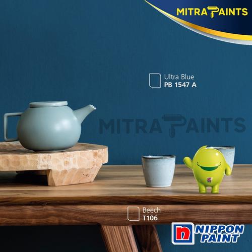 Jual CAT TEMBOK NIPPON PAINT EKSTERIOR INTERIOR ULTRA BLUE NP PB 1547 ...