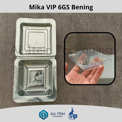Jual Mika VIP 6GS / Mika Plastik Roti Jajan / Box Mika Makanan Kue @100 ...