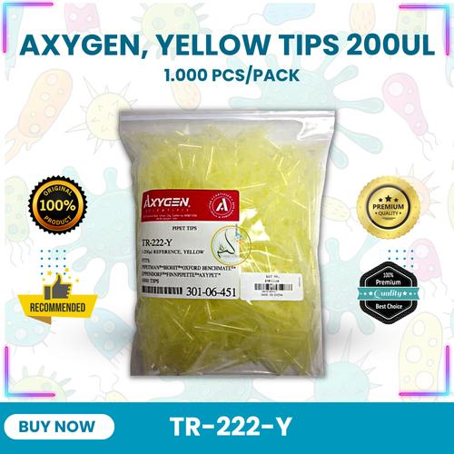 Jual Axygen, Yellow Tips 200 ul, 1.000 pcs/pack - Kab. Bogor ...