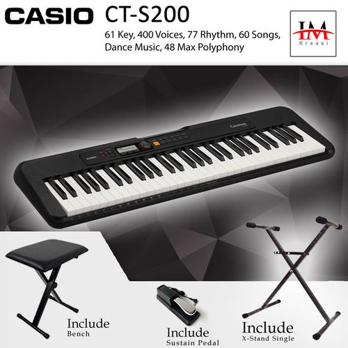 Jual Keyboard Casio CT-S200 / CTS200 / CTS 200 Garansi Resmi - Keyboard ...