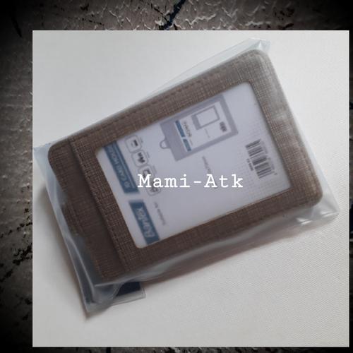 Jual Id card name tag kulit bantex brown - Jakarta Utara - Mami Atk ...