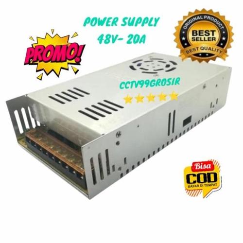 Jual SWITCHING POWER SUPPLY PSU 48V 20A HIGH QUALITY 48 VOLT 20 AMPERA ...