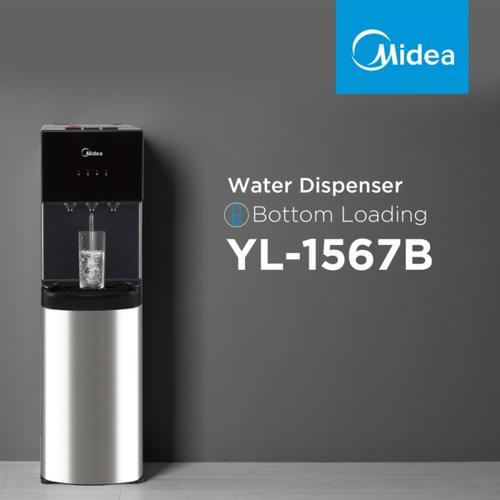 Jual MIDEA DISPENSER BOTTOM LOADING YL-1567 B SERIES HOT & COOL ...