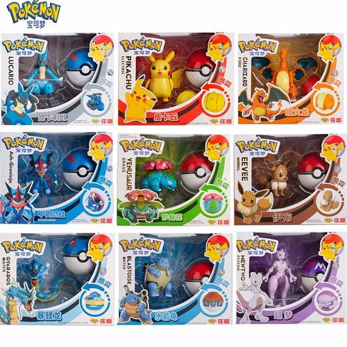 Jual Quick Ball Pokeball Figure Pokemon Mainan Pokemon Figure Pikachu ...