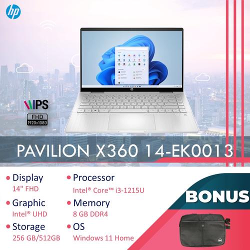 Jual Laptop HP PAVILION X360 14 TOUCH I3 1215 RAM 8GB SSD 256GB W11 ...