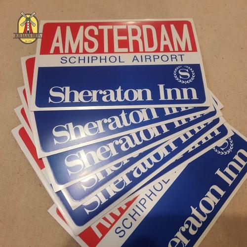 Jual Sticker Hotel Sheraton SCHIPHOL Airport Amsterdam Belanda - Kota ...