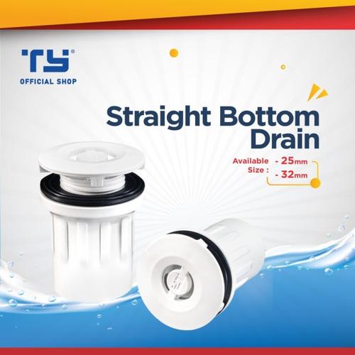 Jual TY Straight Drainage Bottom Drain Pipe U–PVC by 3 Pawns - GREY, 20 ...