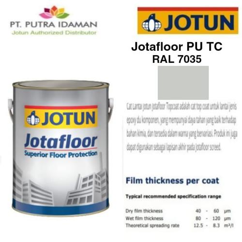 Jual JOTUN CAT LANTAI / JOTAFLOOR PU TC RAL 7035 5 LITER / 2 KOMPONEN ...