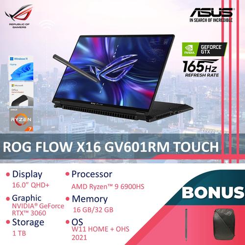 Jual ASUS ROG FLOW X16 GV601RM TOUCH RYZEN 9 6900HS 16GB/32GB 1TB - NON ...