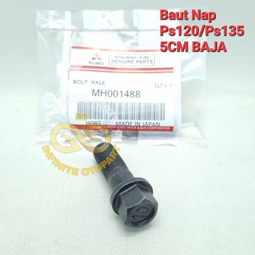 Jual BAUT NAP BOLT AXLE CANTER PS120 PS135 BAJA 5CM DRAT HALUS ...