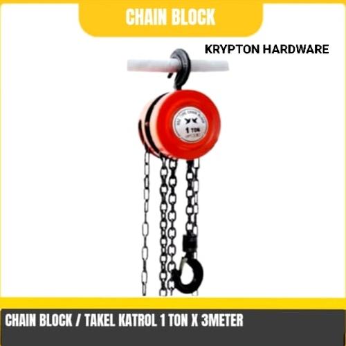 Jual chain block / katrol heavy duty - 3tomx5meter - Kota Surabaya ...