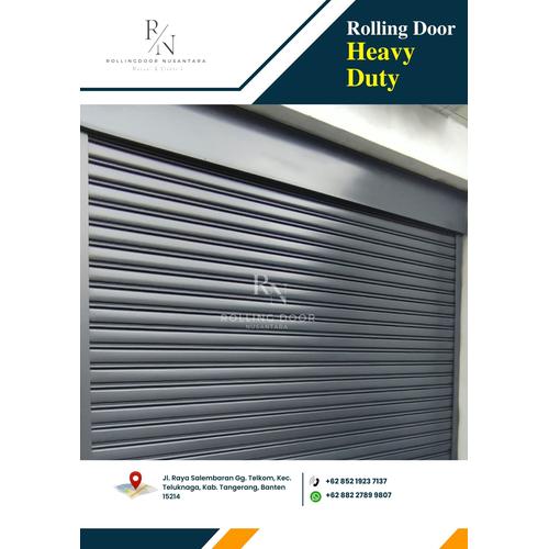 Jual Rolling door industri pergudangan pintu heavy duty elektrik ...