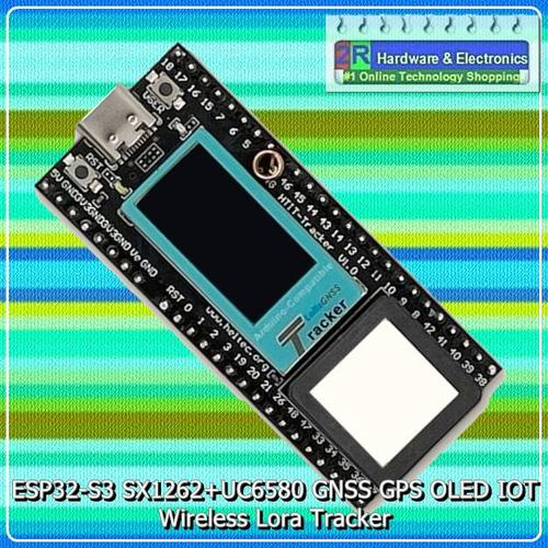 Jual ESP32-S3 SX1262+UC6580 GNSS GPS OLED IOT Wireless Lora Tracker - Kota Surabaya - 2R ...