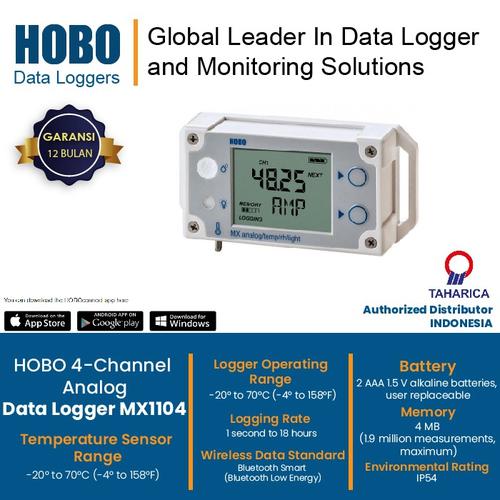 Jual Alat Ukur Suhu/Kelembaban/Intensitas Cahaya HOBO MX1104 - Jakarta Timur - Raya Stock ...
