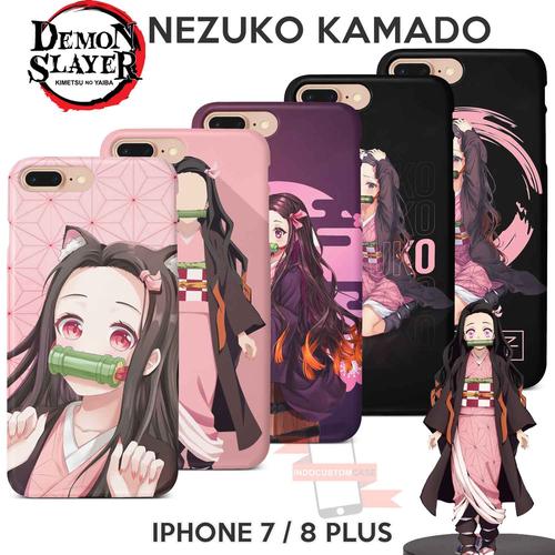 Jual Casing Hard Case HP iPhone 7 8 Plus Anime Demon Slayer Nezuko ...