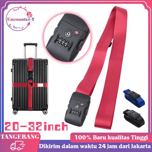 Jual Tali Koper TSA Tali Koper Silang Ganda Sabuk Koper TSA Strap Koper ...