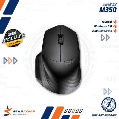 Jual Mouse ROBOT M350 Silent Dual Mode Bluetooth Wireless 2.4Ghz Silent ...