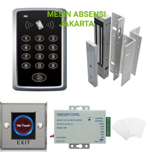 Jual Access Door Rfid 13.56Mhz/Mifare Akses Door Rfid Mifare Access Control - PSU + no touch ...
