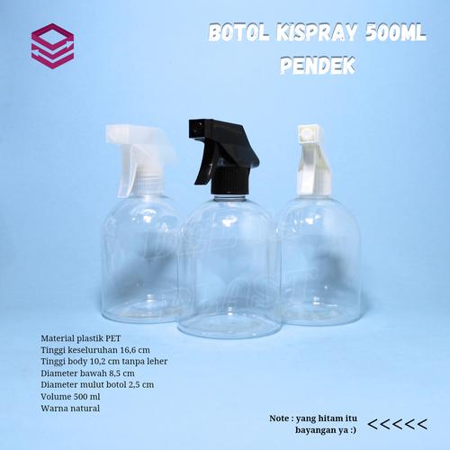 Jual Botol Kispray 500 ML PD/ Botol Spray 500 ML Spray Natural New - Kota Bekasi - DELTA PLAST ...
