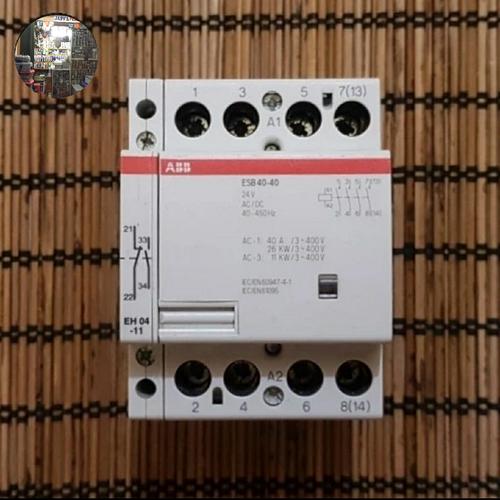 Jual Contactor Din Rail ABB ESB40-40 Include Auxliary 24VDC Original Jerman - Jakarta Pusat ...