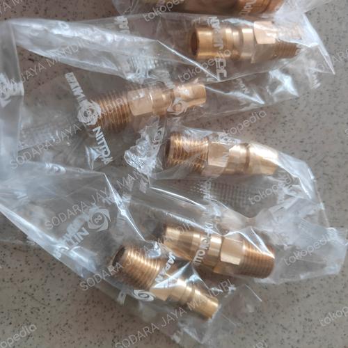 Promo NITTO kohki Japan 2 TPM Brass / Coupler nitto Kuningan PM 20 / 1 ...