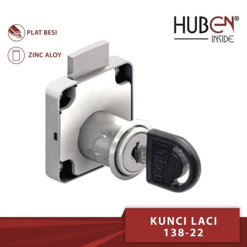 Jual Kunci Laci Kunci Lemari Kerangka Padat Lubang 22 mm HUBEN HL-138-22 - Kota Tangerang ...