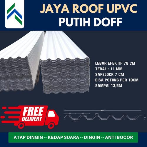 Jual Atap UPVC Jaya Roof Putih - setara Alderon Holodeck Rooftop ...