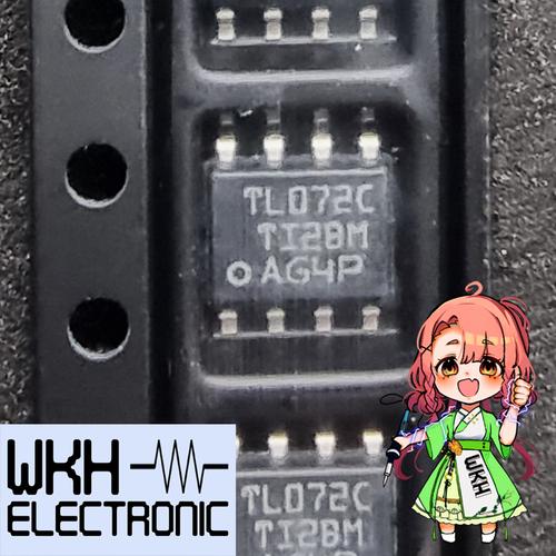 Jual ORIGINAL IC TL072 TL 072C TL 072 SMD sop8 Low Noise JFET input Op ...