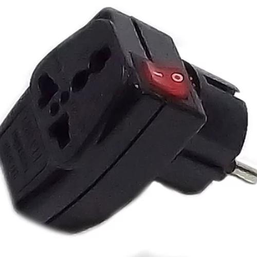 Jual Wonpro WSAII-9, Universal Travel Adapter 2 Sockets with Switch ...