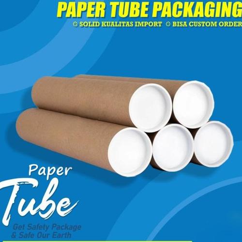 Jual tabung selongsong packing kertas paper tube tutup karton dus ...