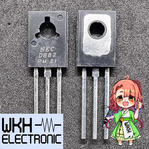 Jual D882 2SD882 NPN Transistor TO-126 BD12 3A 40V - Kota Surabaya - WKH Elektronik | Tokopedia
