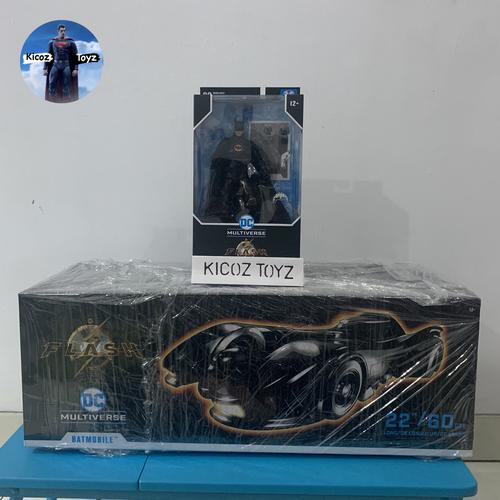 Jual Mcfarlane Set Batman Keaton + Batmobile 1989 The Flash Movie 2023 ...