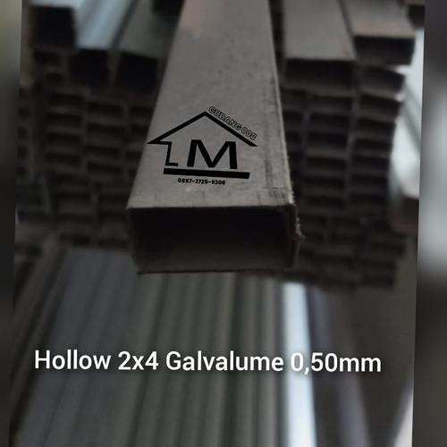 Jual Hollow 2x4 Galvalum 0,50mm / holo / hollow / holo plafon / holo ...