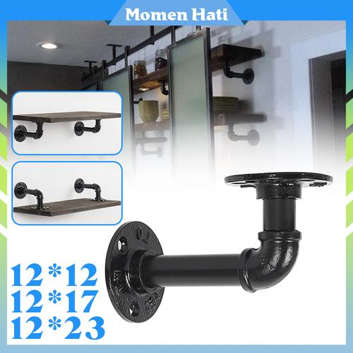 Jual Rak Dinding Vintage Dengan Flange Besi Shelf Bracket Dengan ...