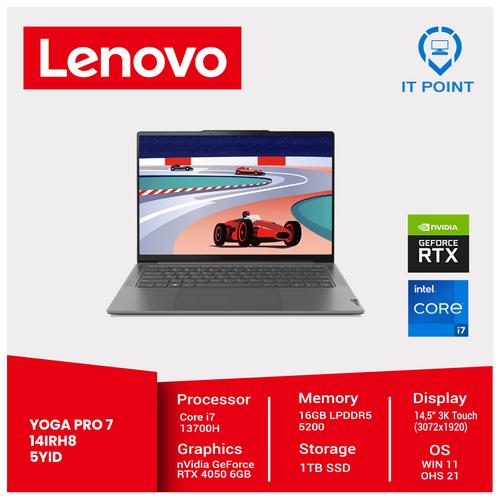 Jual LENOVO YOGA PRO 7 14IRH8 i7-13700H 16GB 1TB RTX4050 14,5" Windows ...