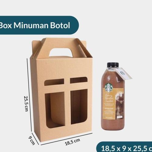 Jual gae box jinjing 2 botol 1 liter dus kemasan hamper packaging ...