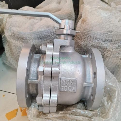 Jual Ball valve / Stop kran 11/4" inch Cast Iron Besi Flange jis 10k /DN32 - Jakarta Barat ...