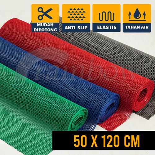 Promo Keset Karpet Karet PVC Anti Slip Meteran - Keset Jaring 50 x 120 ...