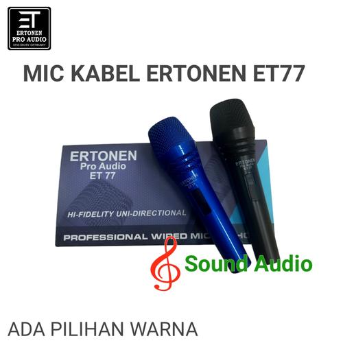 Jual mic kabel ertonen et77 mic ET 77 barang dijamin original - Jakarta Barat - sound audio 01 ...
