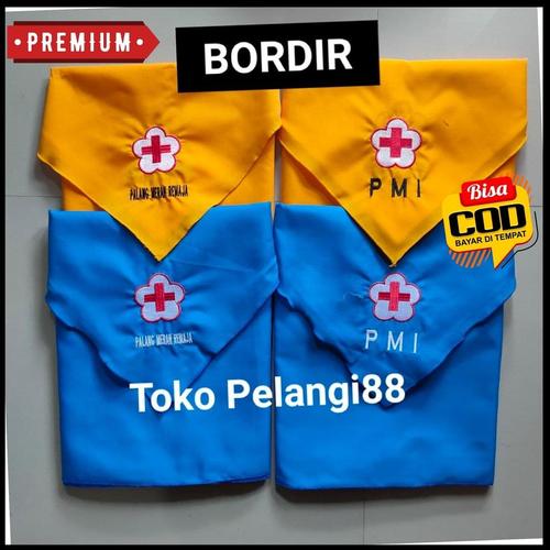 Jual Syal Slayer PMR PMI Madya Wira Kacu Hasduk Palang Merah PMI SD SMP ...