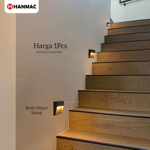 Jual Lampu tangga dinding led outbow 3w cree kotak bulat waterproof ...