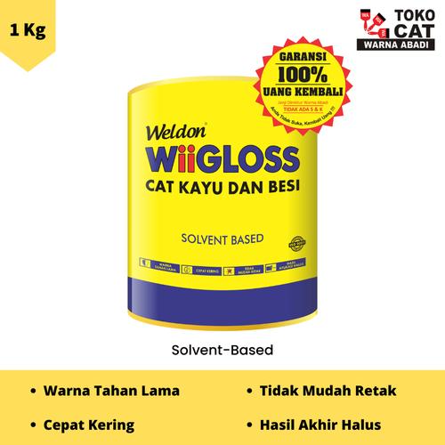 Jual CAT KAYU BESI WELDON WIIGLOSS 0.9 LITER SERI WARNA 2 - COFFE BROWN ...