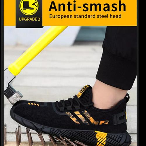 Jual sepatu safety import anti paku safety shoes ujung besi ringan - 43 ...