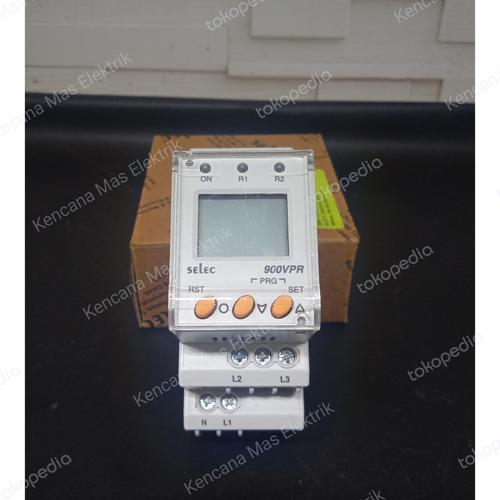 Jual digital voltage protection relay 3 wire SELEC 900VPR-2 digital ...