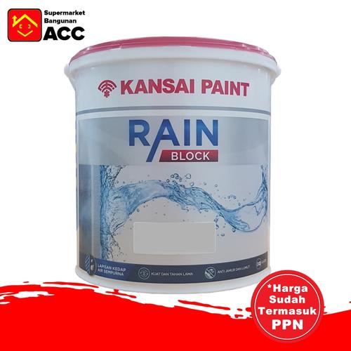 Jual Kansai Paint Rain Block Cat Tembok Exterior /Pelapis Antibocor ...