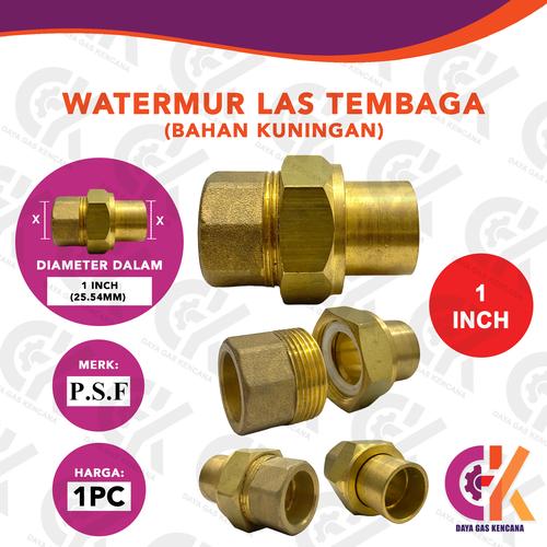 Jual Watermur Kuningan Las 1" inch inci Pipa Tembaga // PSF Pipe Union ...