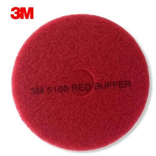 Jual 3M Buffing Pad Putih 17 inchi / Red Buffing Pad 17 inch - Merah ...