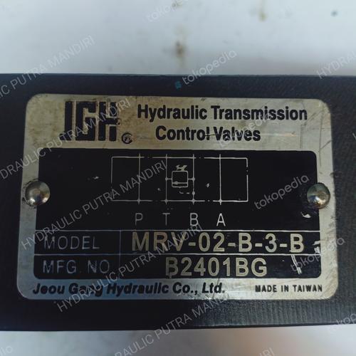 Jual JGH-MRV-02-B-3-B modular relif Valve - Jakarta Barat - HYDRAULIC PUTRA MANDIRI | Tokopedia