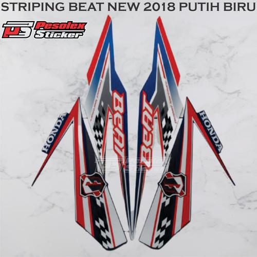 Jual Striping Sticker Stiker Lis Body Motor HONDA BEAT FI NEW 2018 ...